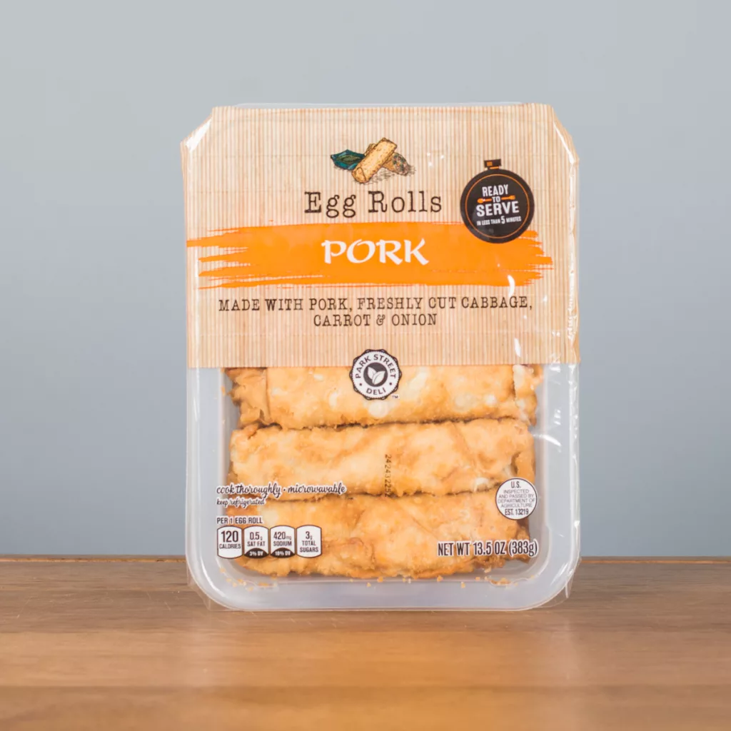 Aldi’s Park Street Deli - Pork Egg Rolls - By the Label