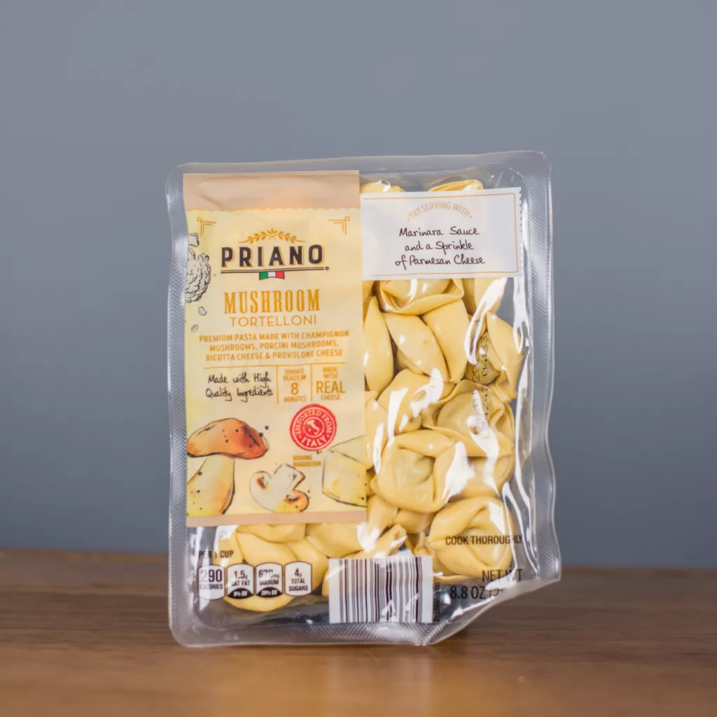 Aldi’s Priano Mushroom Tortellini - By the Label