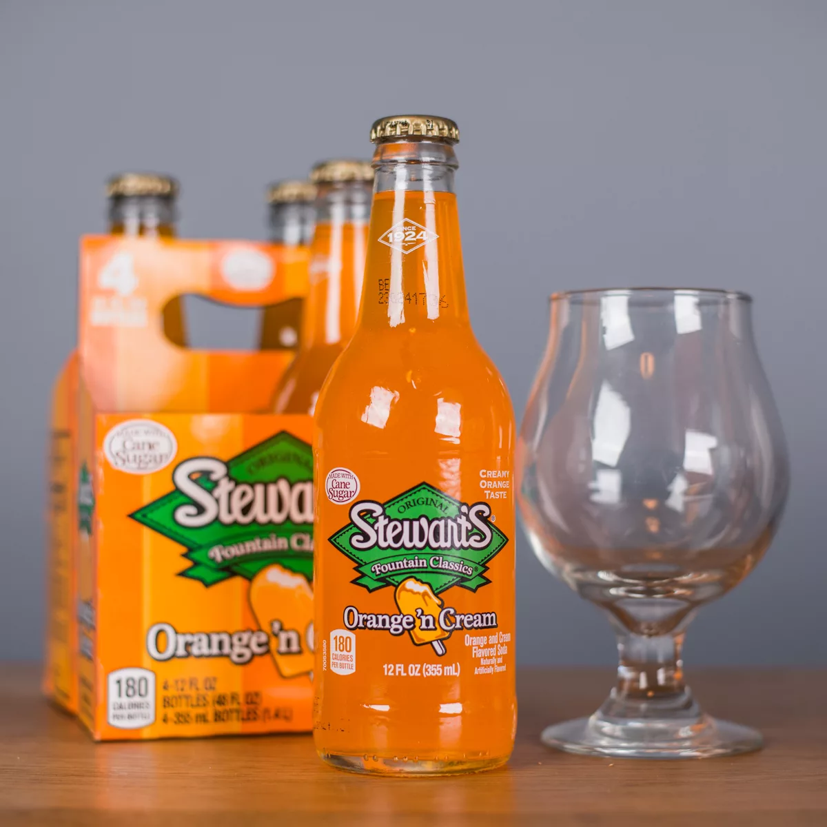 Stewart’s Orange’n Cream Flavored Soda - By the Label