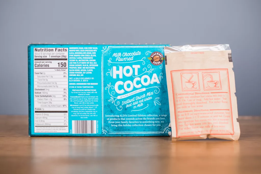 Aldi Beaumont Hot Cocoa Mixes - By the Label