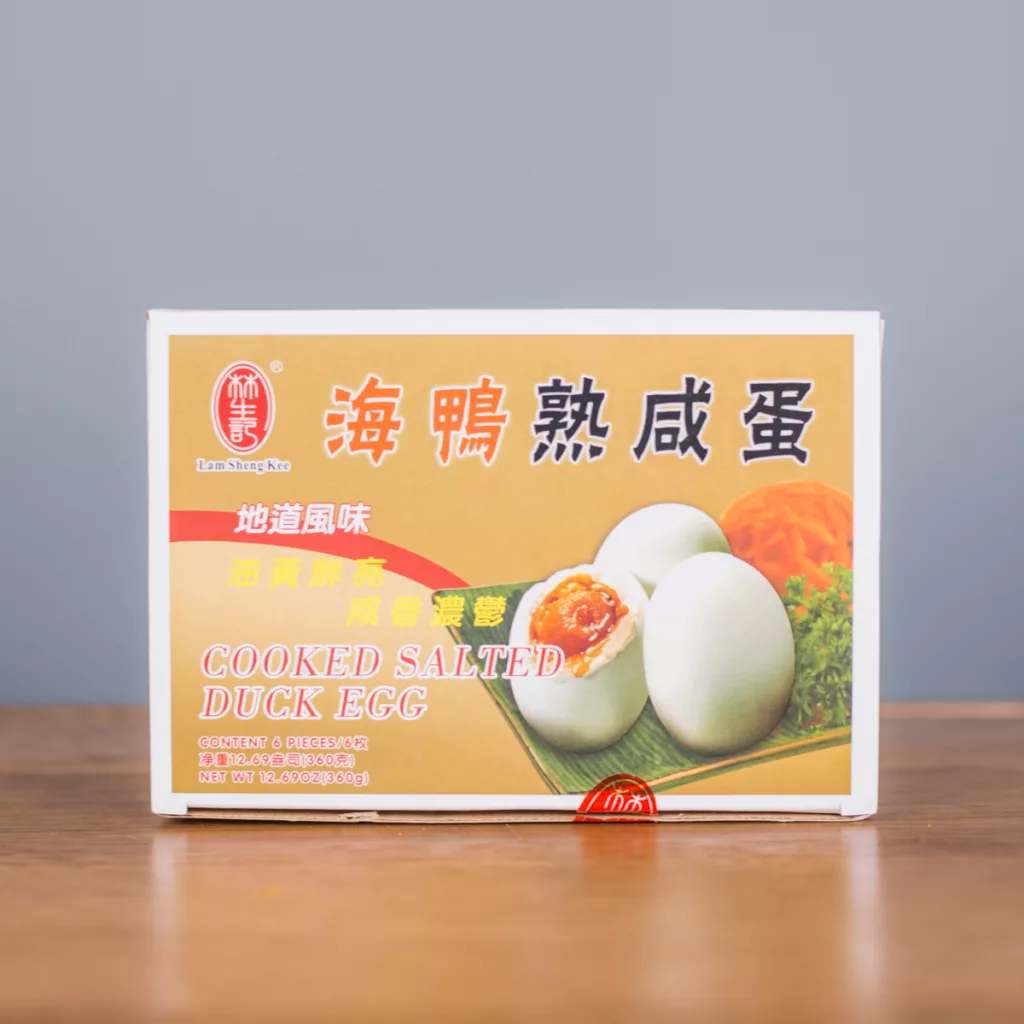 Lam Sheng Kee Cooked Salted Duck Eggs - By the Label