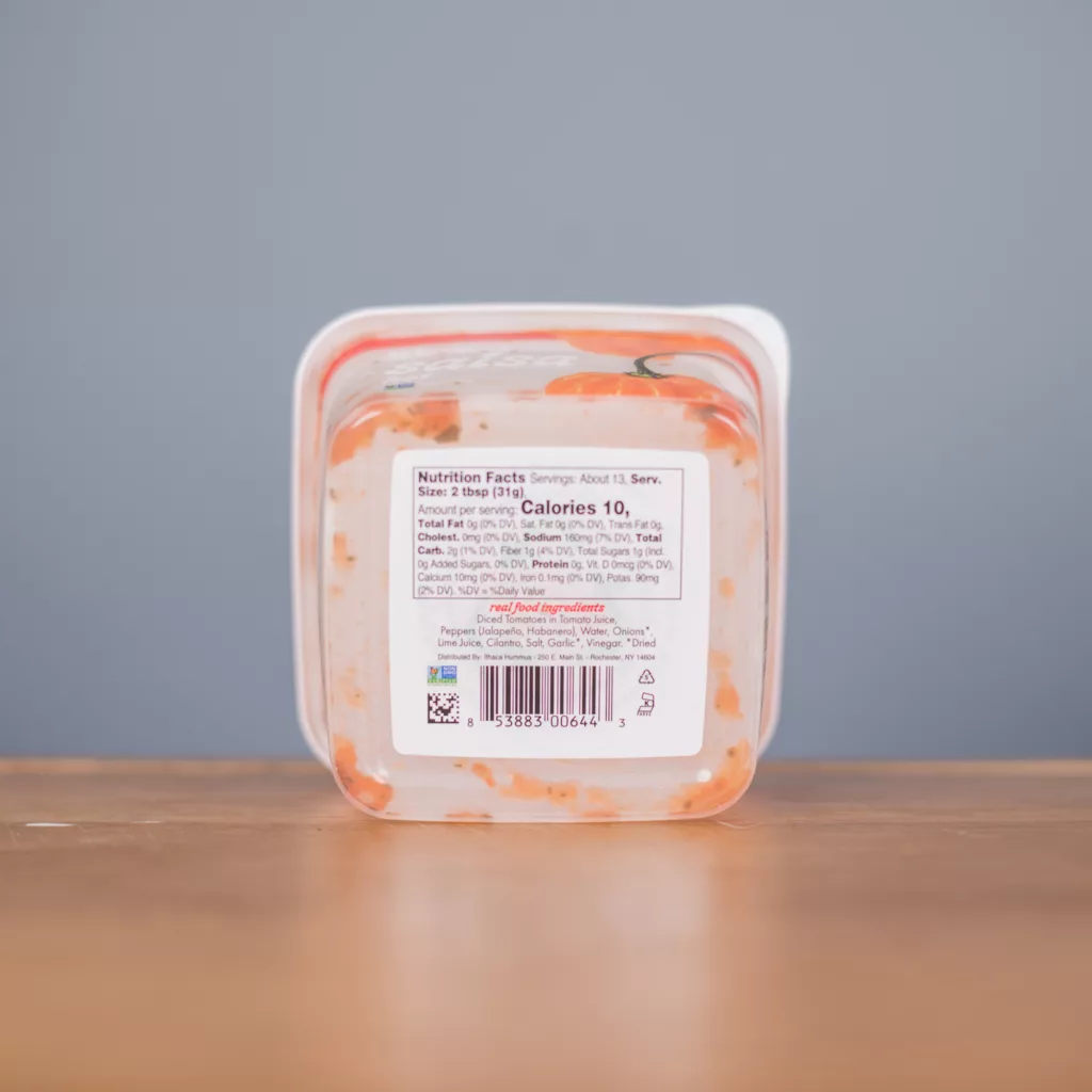Ithaca Hummus Hot Salsa - By the Label
