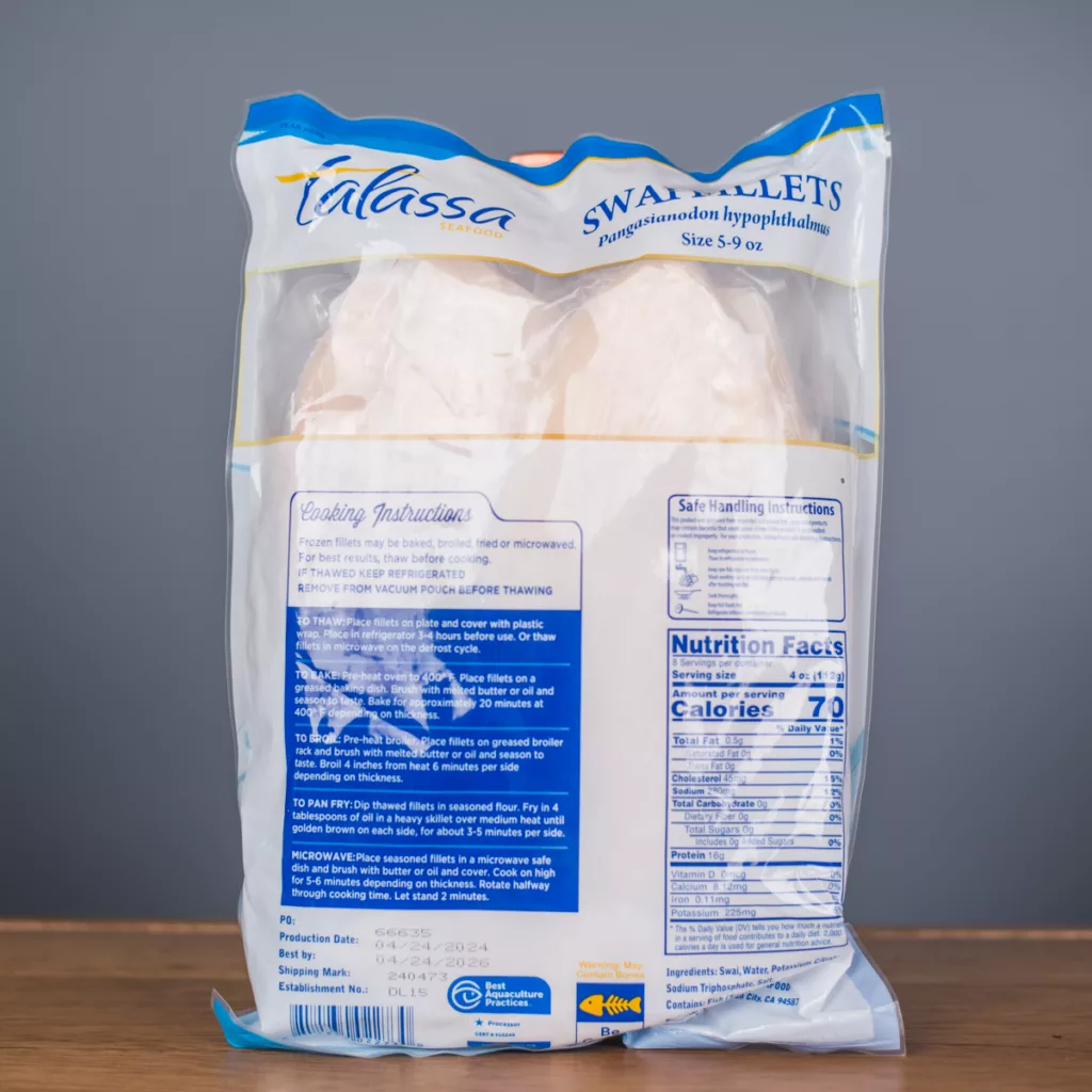 Talassa Swai Fillets - By the Label