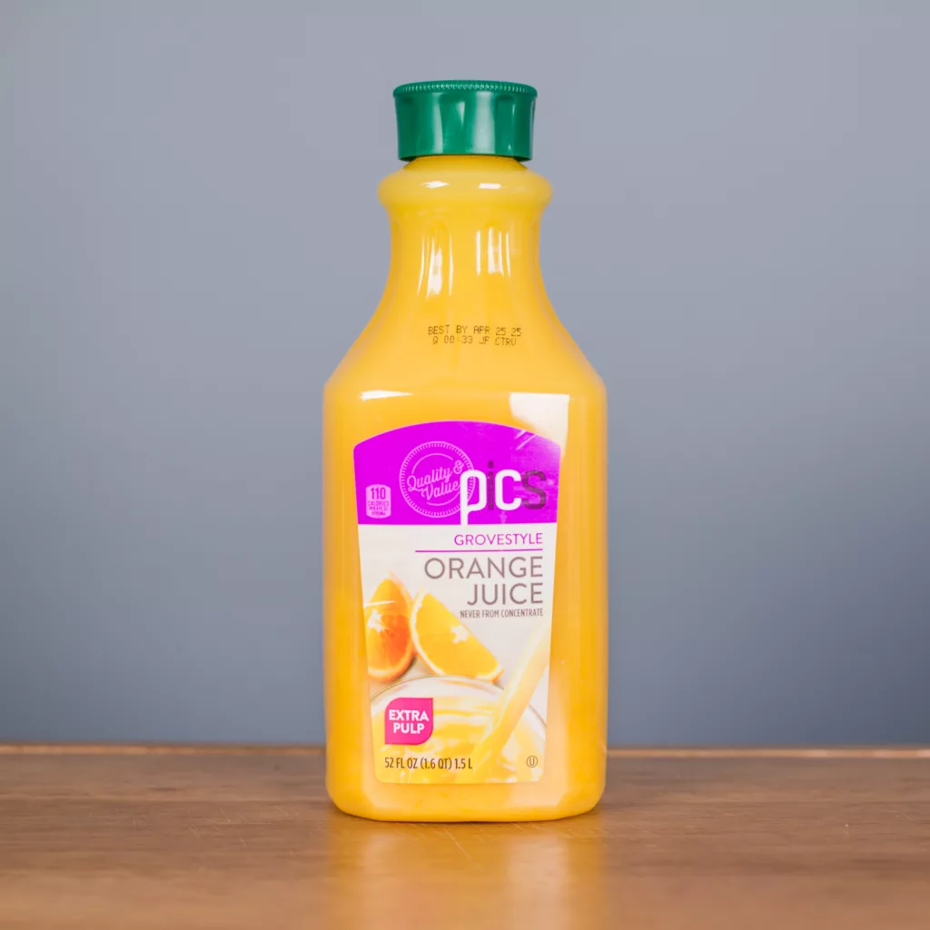 PriceChopper Grovestyle Extra Pulp Orange Juice - By the Label