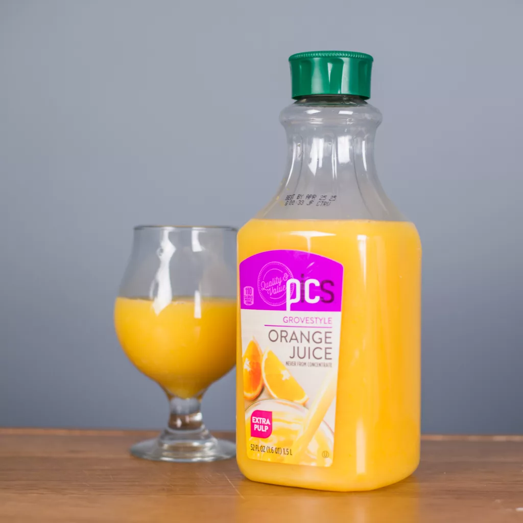PriceChopper Grovestyle Extra Pulp Orange Juice - By the Label