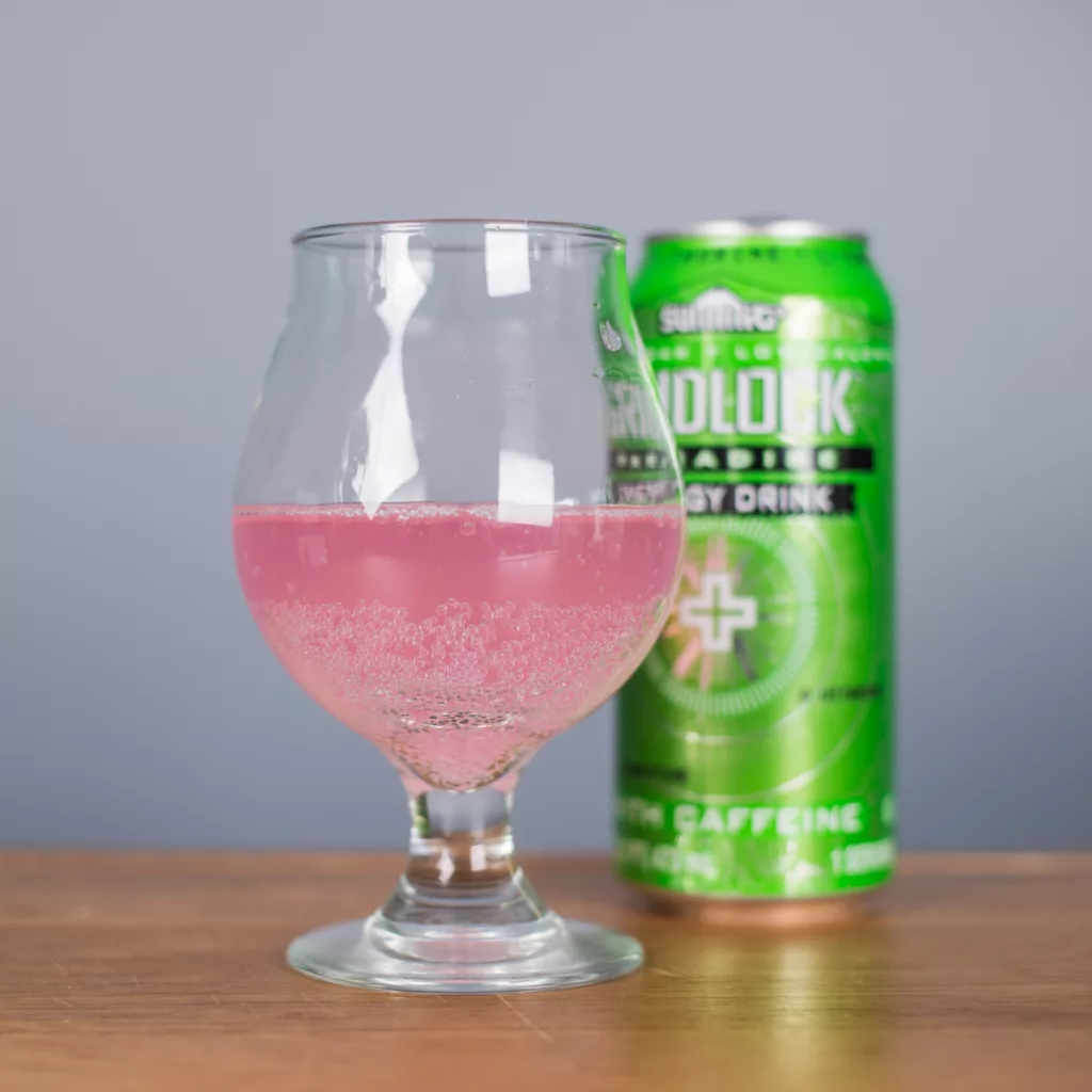 Aldi Summit Gridlock Green Energy Drink - By the Label