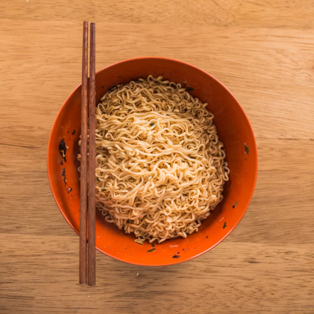 TTL Noodle Stand 3 Cup Chicken Flavor Ramen - By the Label