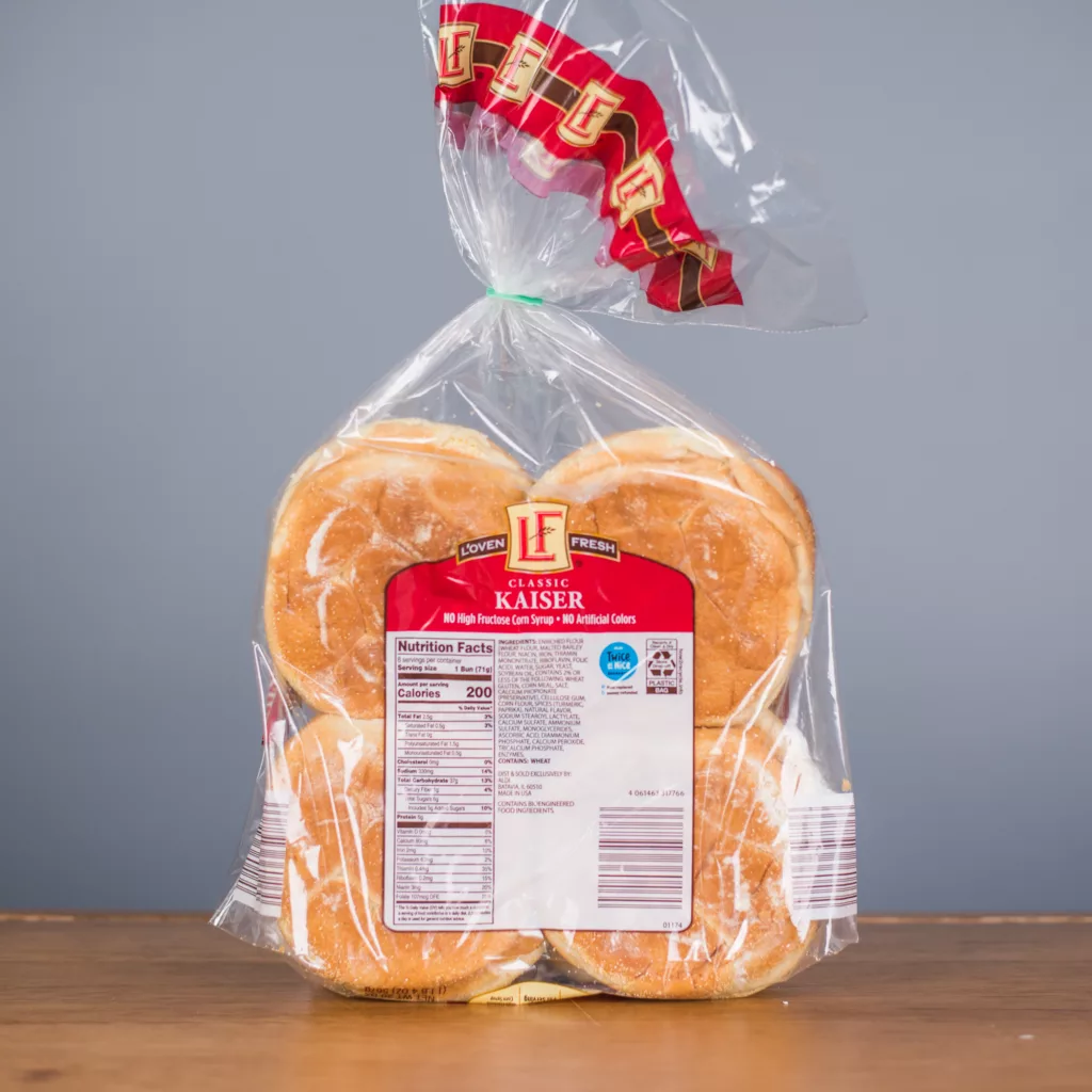 Aldi L’oven Fresh Classic Kaiser Buns - By the Label