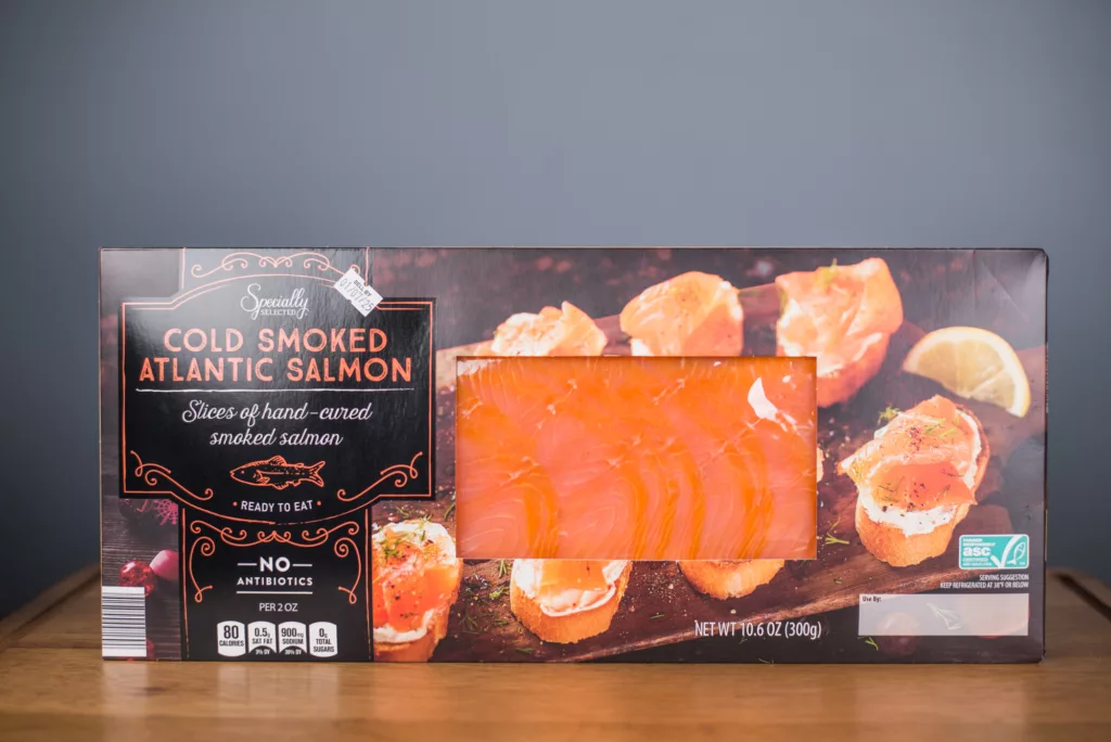 Aldi Specially Selected Cold Smoked Salmon - By the Label