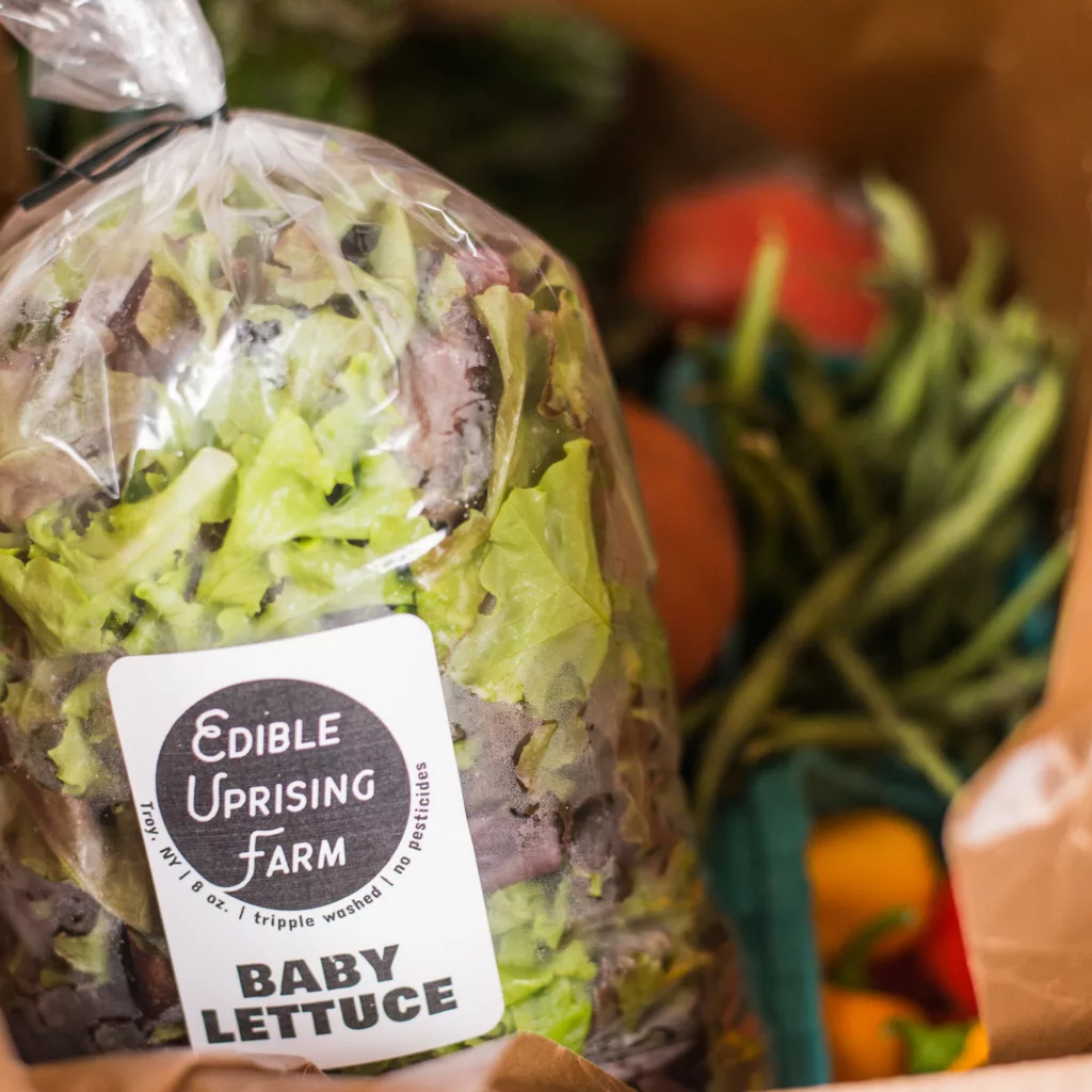 Edible Uprising Farm Veggie Box Week 2 - By the Label