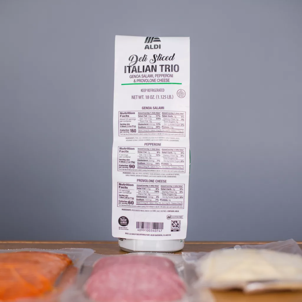 Aldi’s Deli Sliced Italian Trio - By the Label