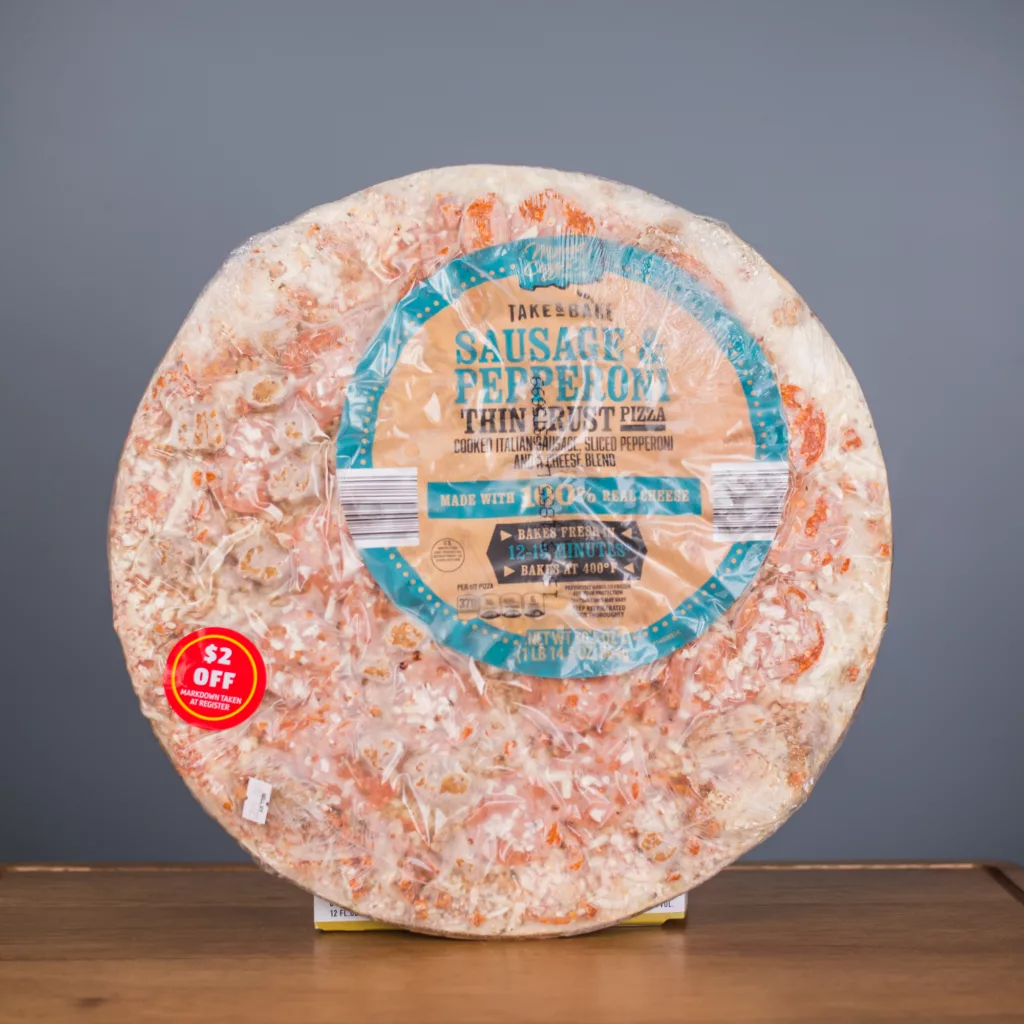 Aldi’s Mamma Cozzi Sausage Pepperoni Pizza - By the Label